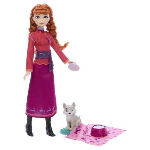 Frozen bábika Anna s polárnym vlčaťom | Mattel